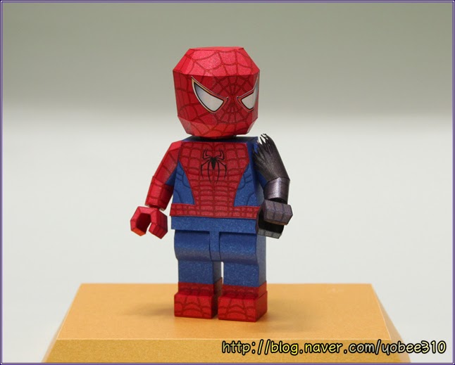 YOBEE'S LEGO MINI-FIGURE PAPER CRAFT: Lego Spiderman Paper craft