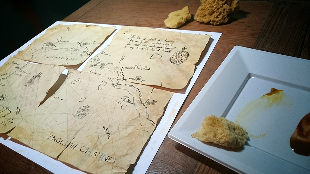 10 Digits: Creating a pirate treasure map...