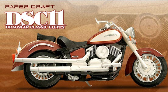 Motorcycles - DSC11 Papercraft DRAGSTAR CLASSIC ELEVEN | Papercraft ...