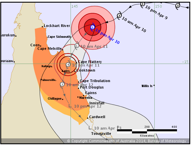 Hurricane Hal's Storm Surge Blog: Severe Tropical Cyclone Ita to ...
