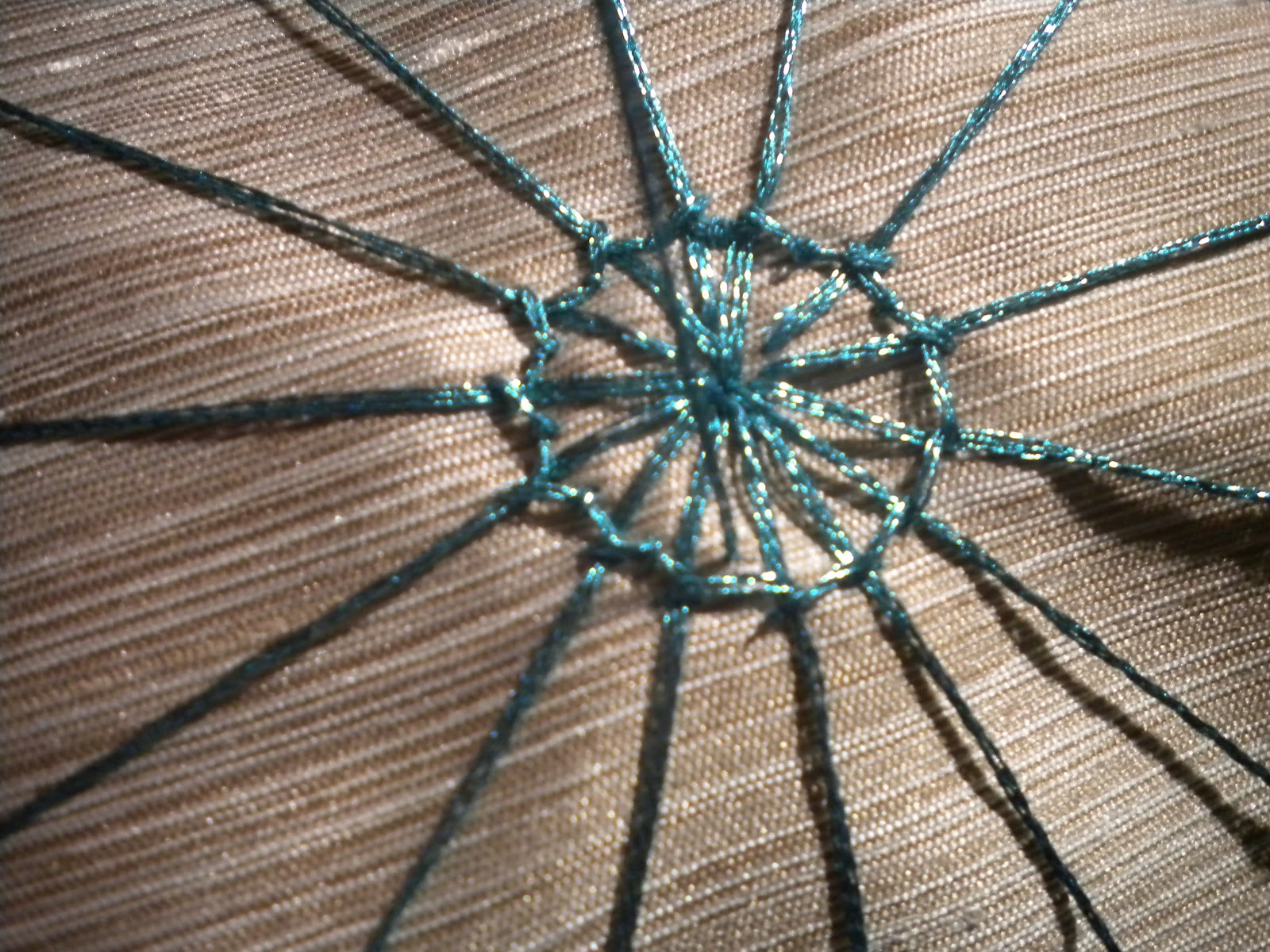 The Beaded Needle: Spider Web