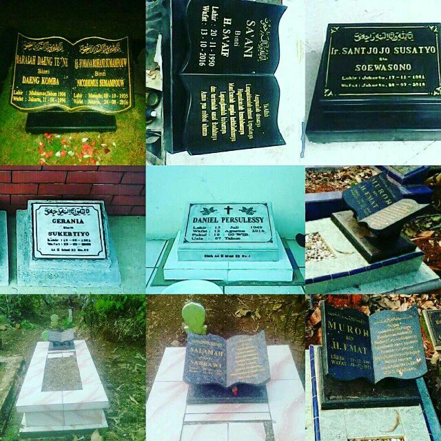 40 Model Batu Nisan Makam Kuburan Islam dan Kristen Terbaru - Model ...