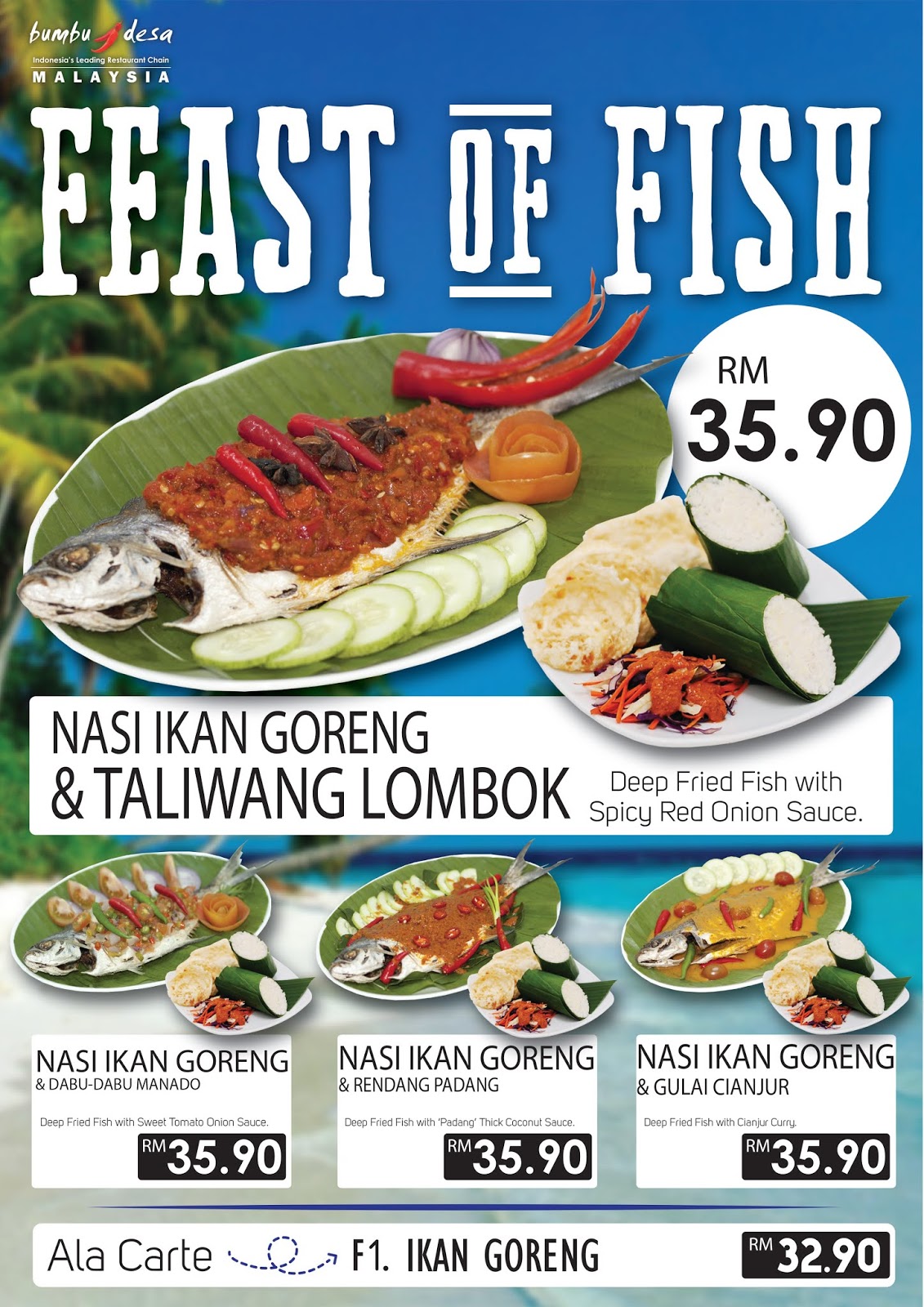 Menu Bumbu Desa KLIA2 (Express Dining) 2018