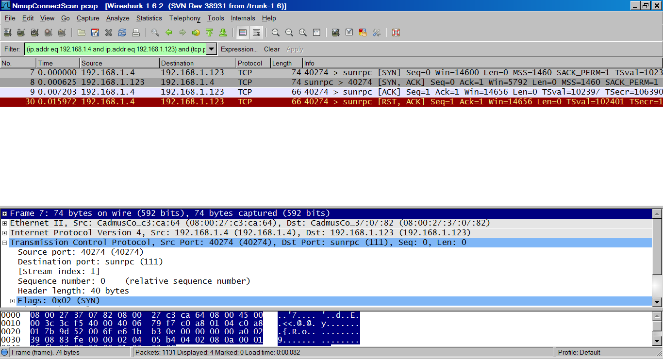 Anything Computer Forensics and Security: Evidence of Nmap in Wireshark ...
