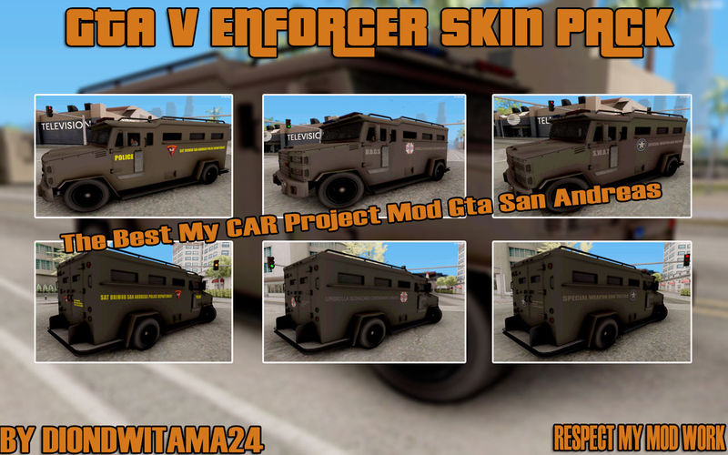 GTA V Enforcer Skin Pack ~ DionDwitama24 Modding