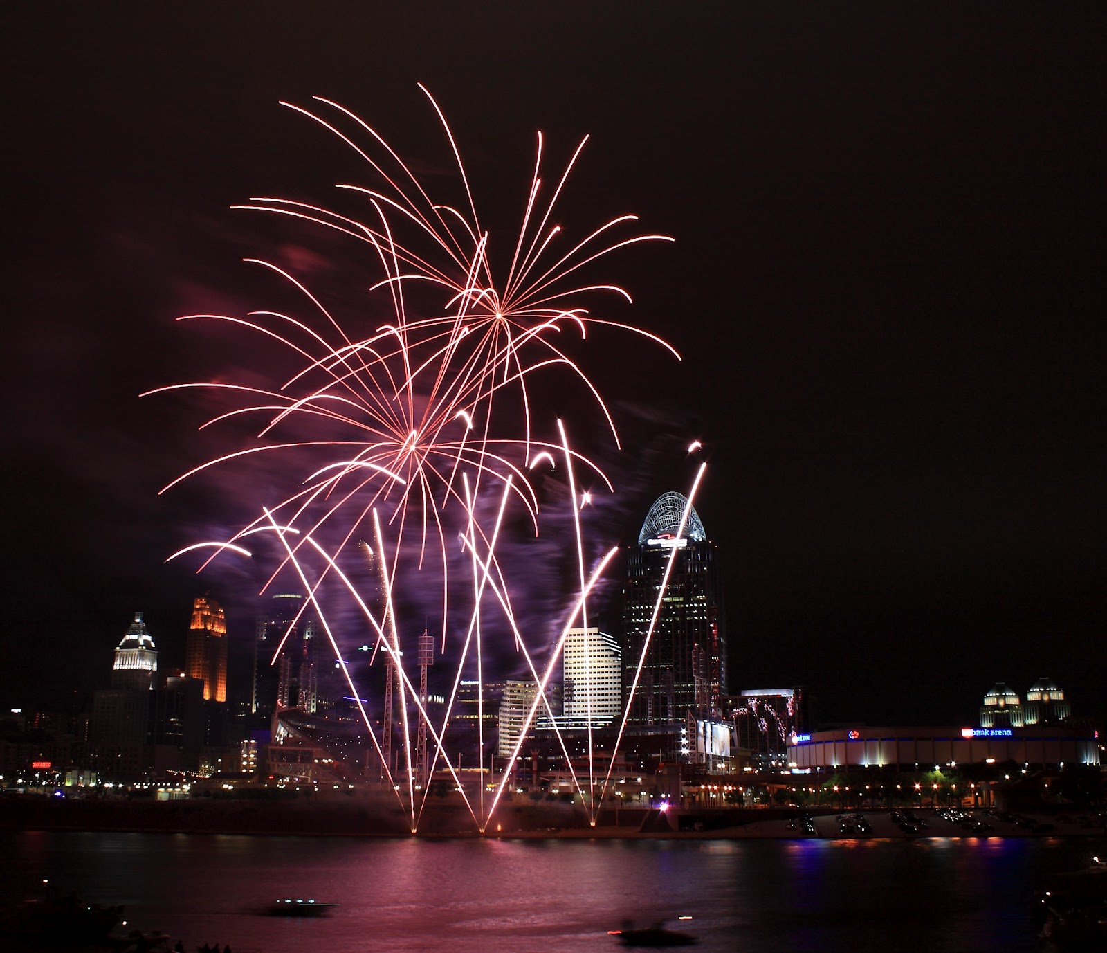 In and Around Northern Kentucky 2.0: Cincinnati Reds Fireworks 20-July-12
