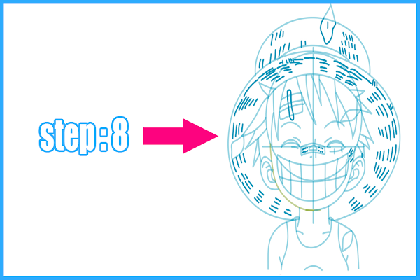 How To Draw Luffy Step By Step For Kids | Drawing Course for Beginners