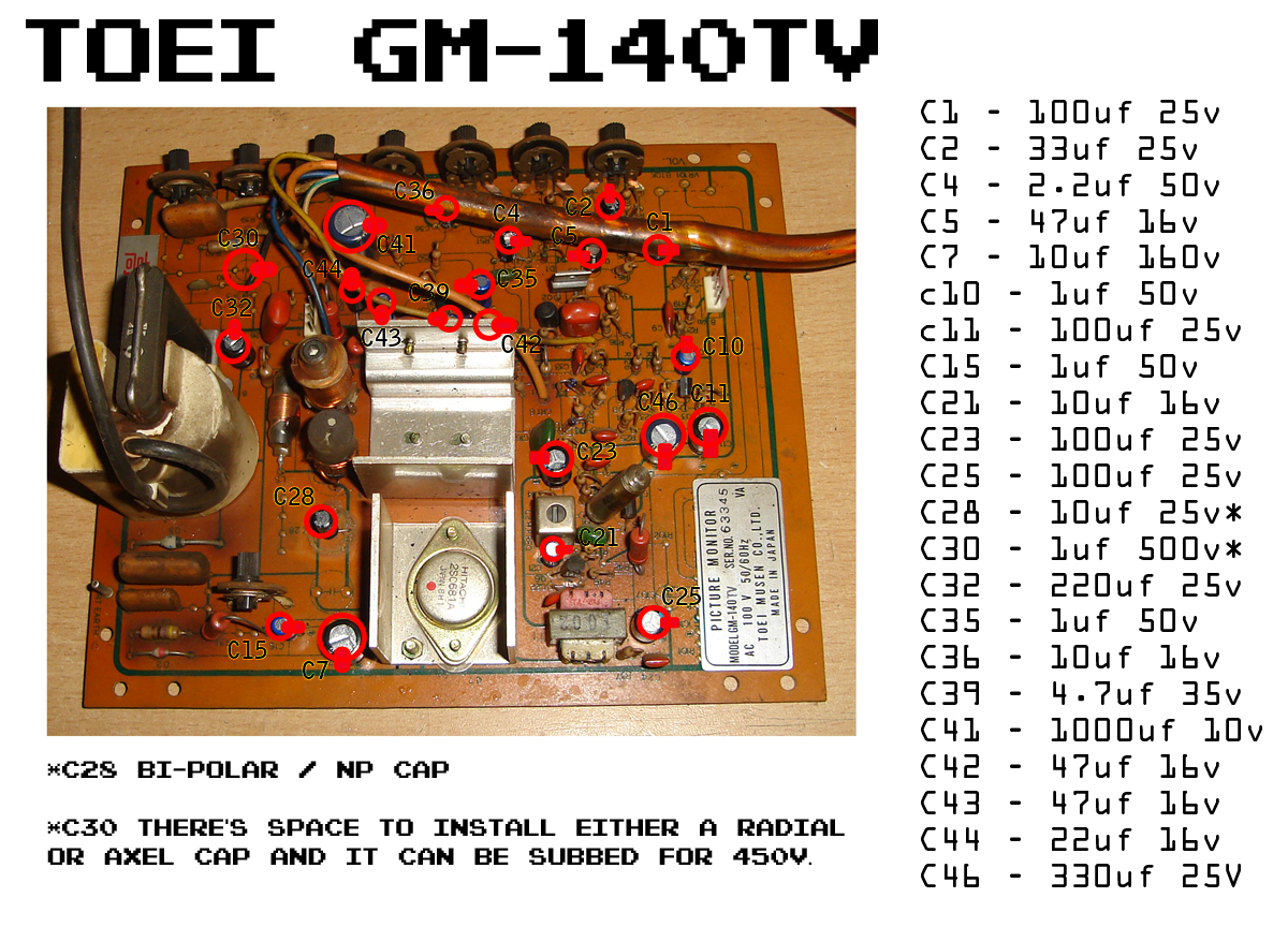 Taito Space Invader's Cocktail B&W Toei GM-140 Schematic? | Museum of ...
