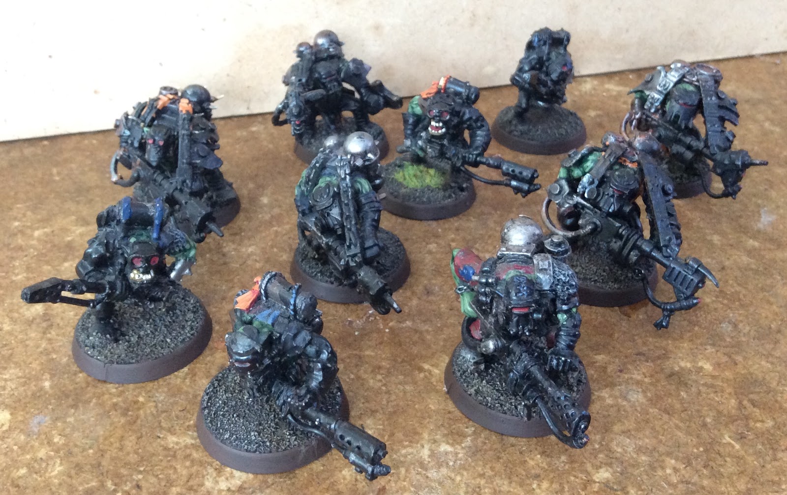 Redtoof's Mostly 40K Blog: Da Ork Project Part 7 - Da Speshul Boyz