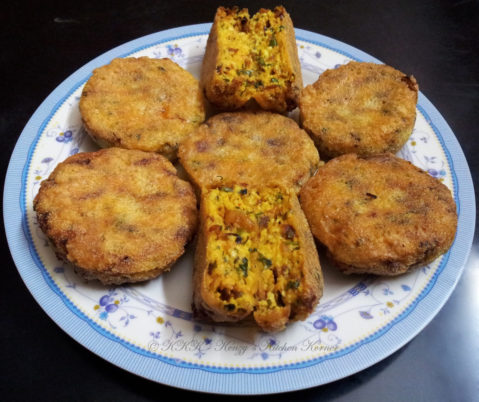 Kenzy's Kitchen Korner... : Paneer Cutlets - Cottage Cheese Cutlets