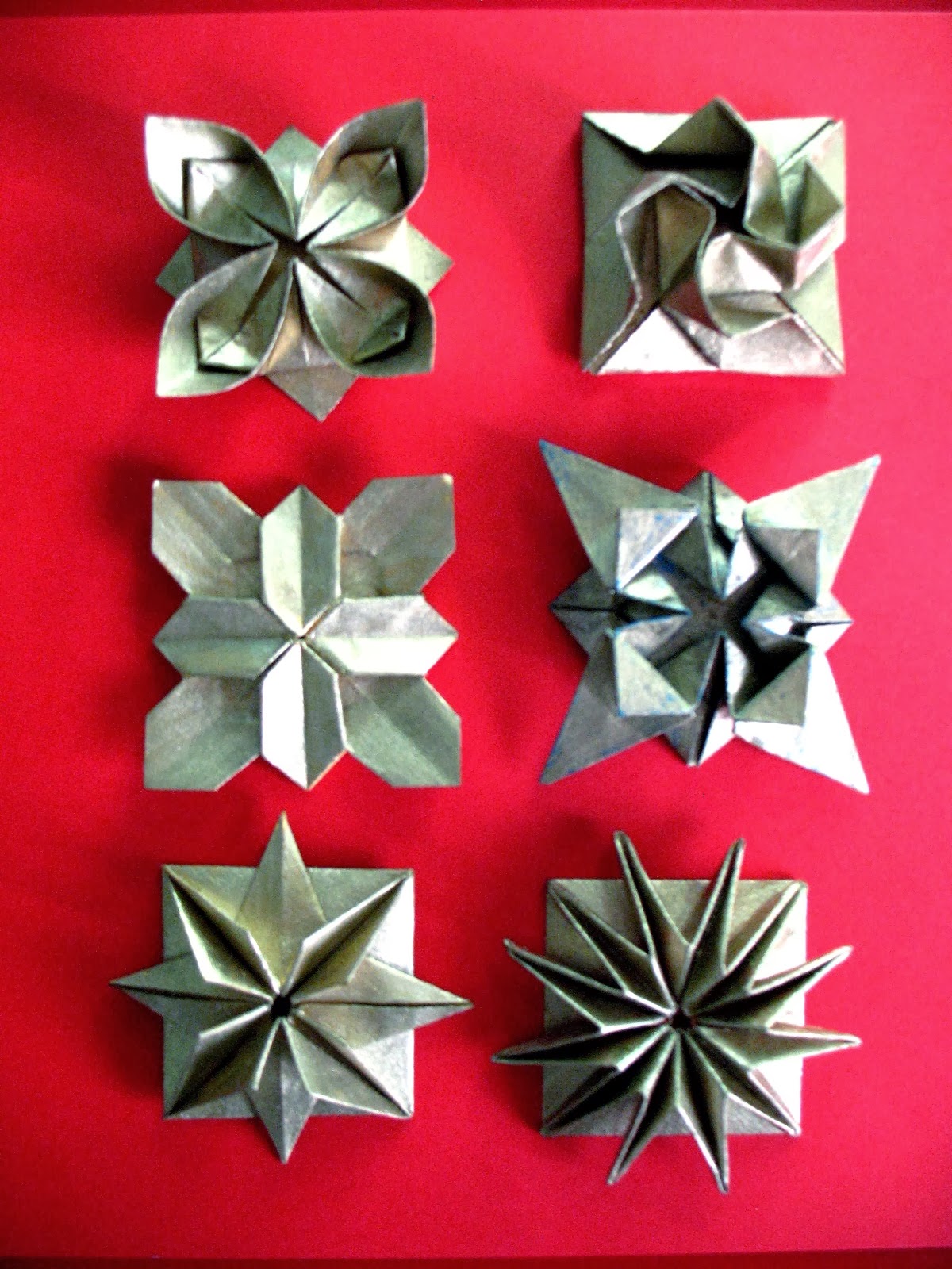 ORIGAMI ART-CREATIVITY: Origami Decorativ Reliefs