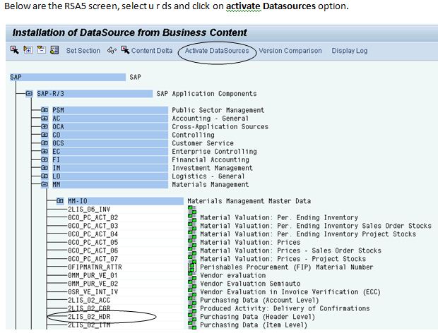 SAP HANA BW : LO-EXTRACTION STEP BY STEP