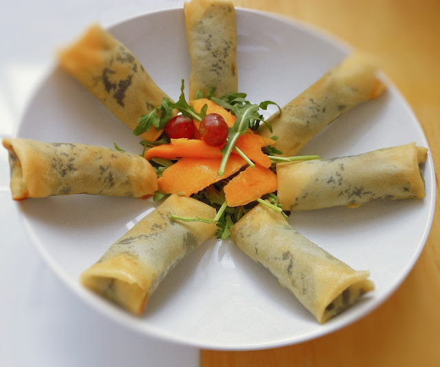 Whealthy House: Seaweed Fish Spring Rolls