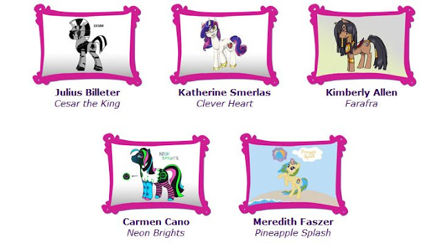 Equestria Daily - MLP Stuff!: Top 10 Ponies Chosen in MLP Facebook ...