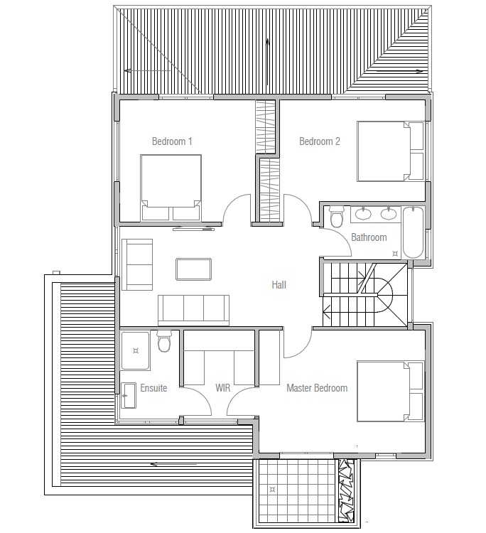 Australian House Plans: Australian House Plan CH111