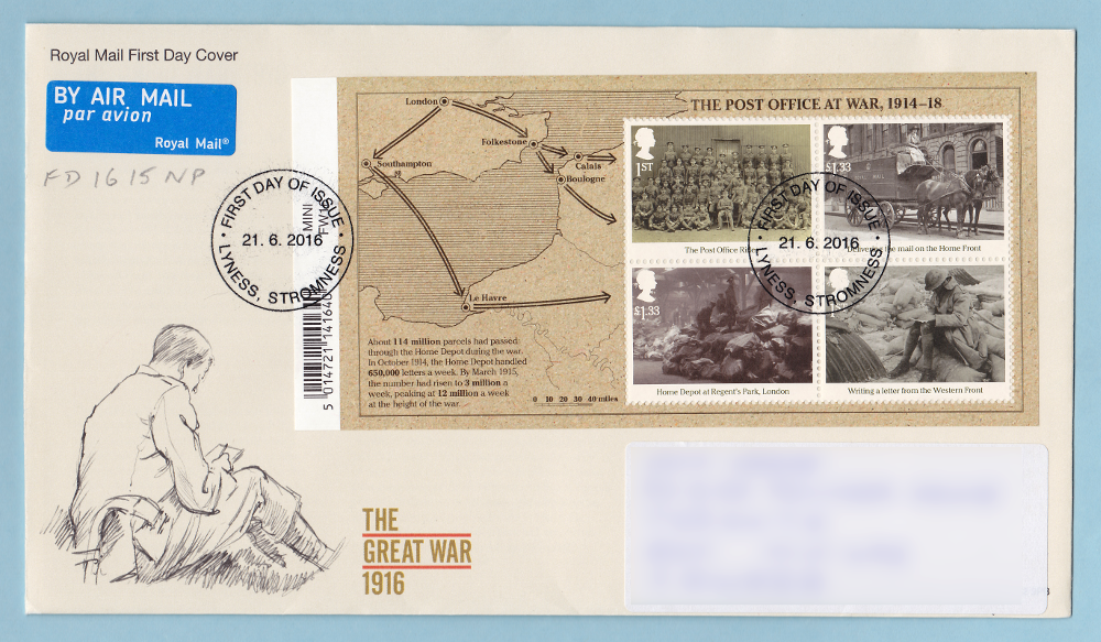 My Stamp Stuff: UK, The Great War FDC