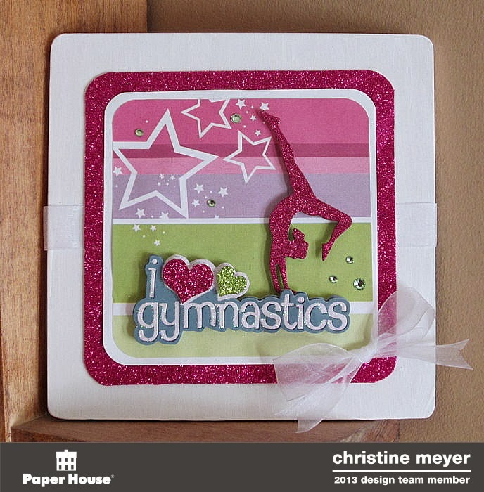 Scrapping with Christine: Gymnastics Projects