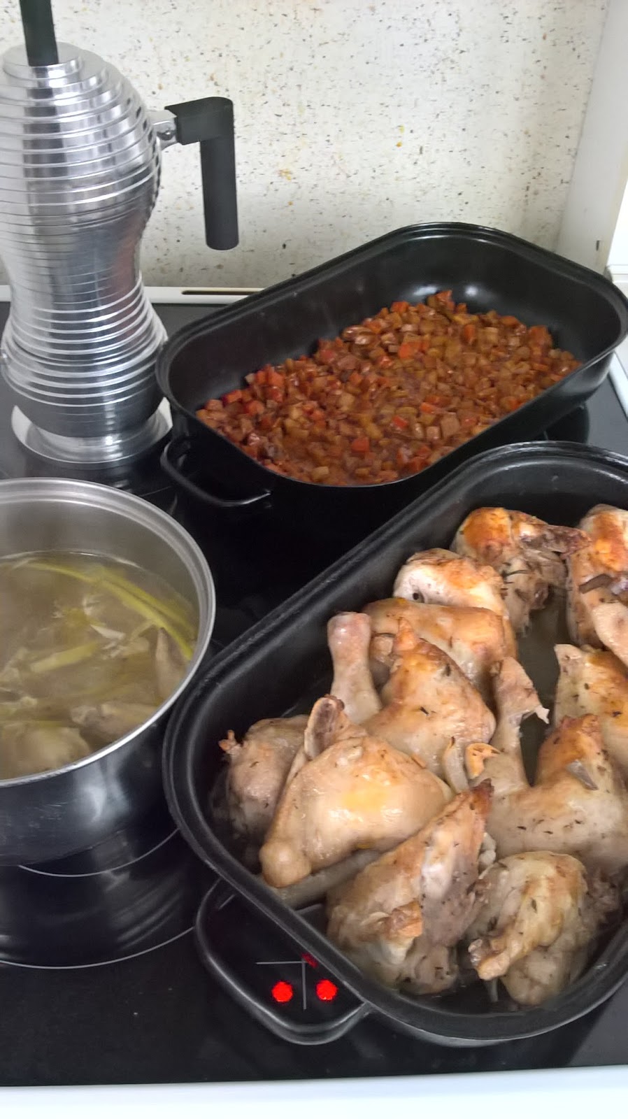 Gastrostesky: Coquelet au vin rouge (ála vieux sclérotique)