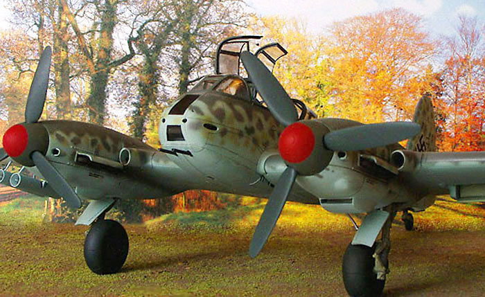 vehículos de la II guerra mundial: Messerschsmitt Me 410 (Alemán)