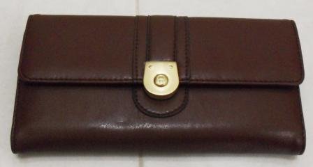 Handbags Haven Enterprise : ETIENNE AIGNER MERANO CHECKBOOK WALLET #7212