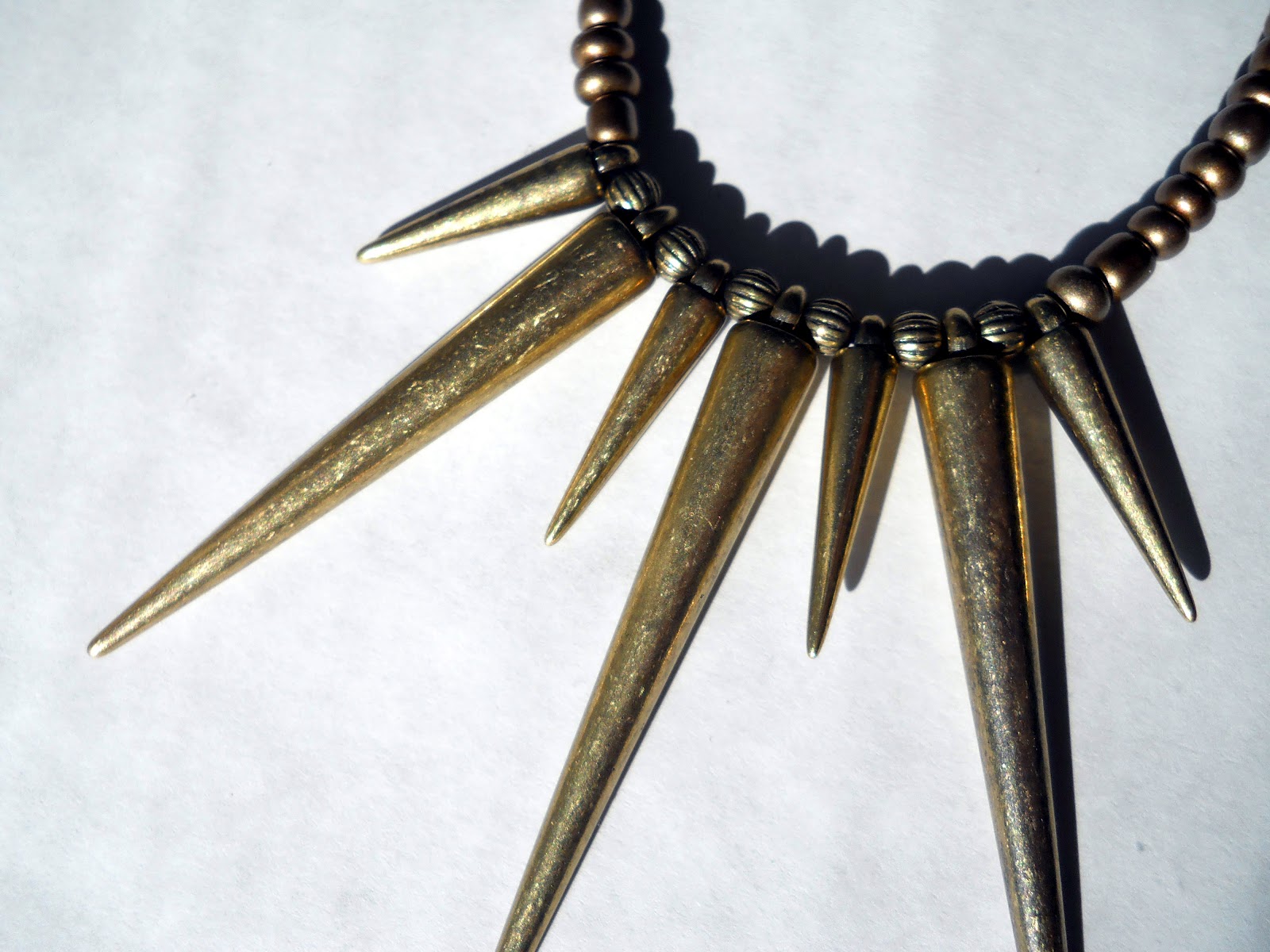 the Metric Child: DIY// spike necklace