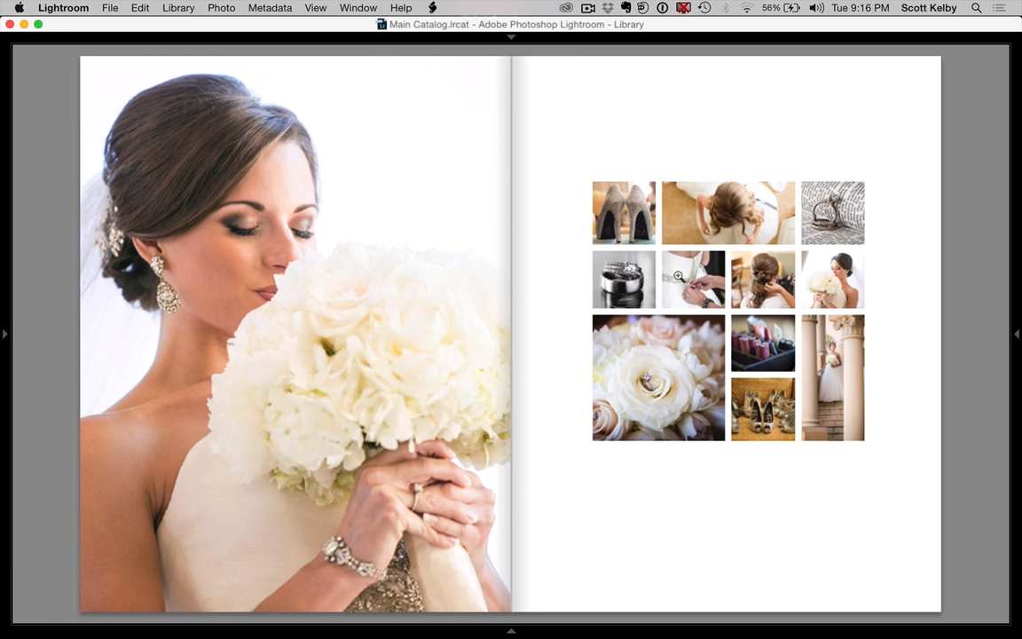 How to Make a Beautiful Custom Lightroom Wedding Book Page Layout ...