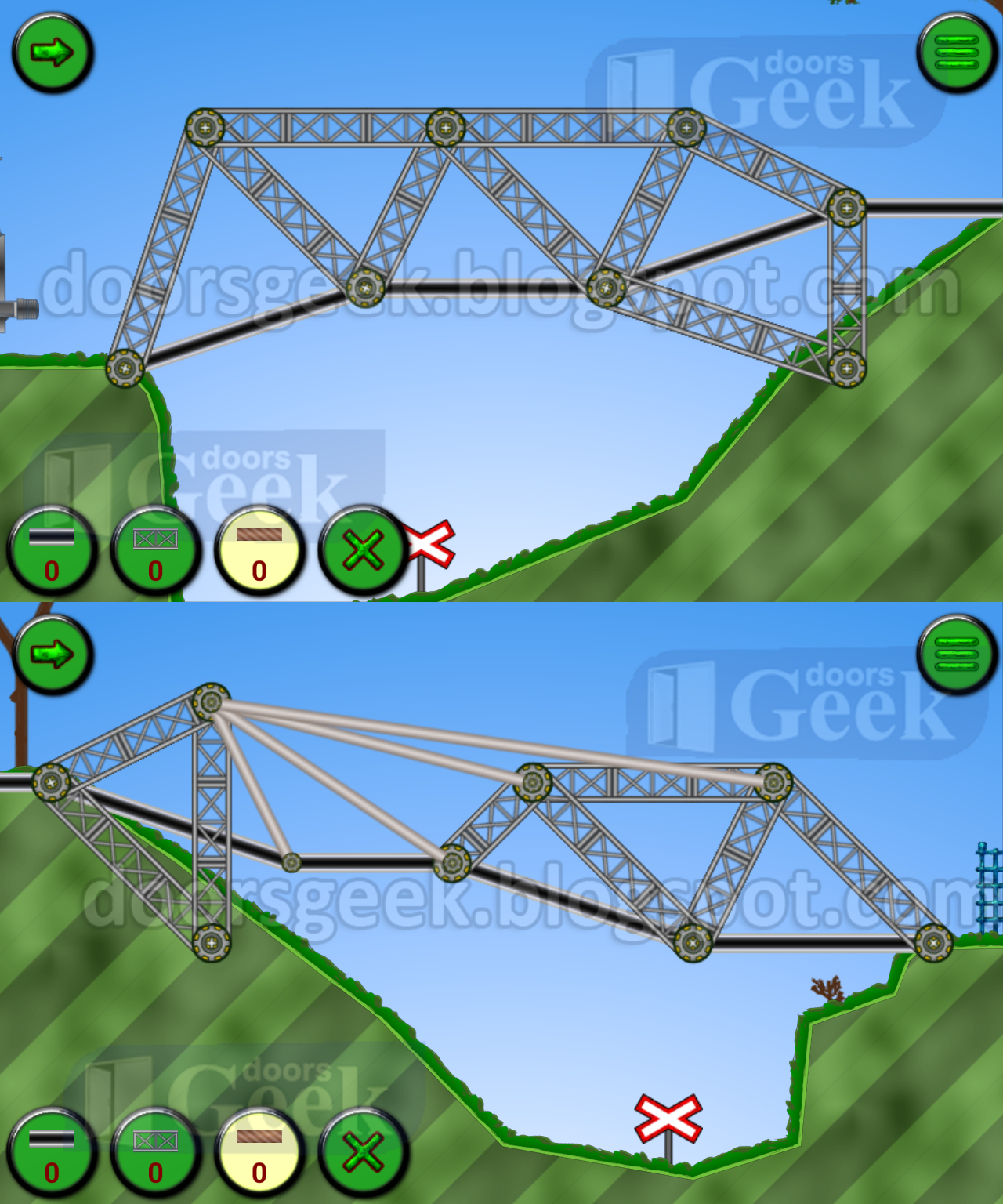 Railway bridge [Train 2] Level 33 ~ Doors Geek