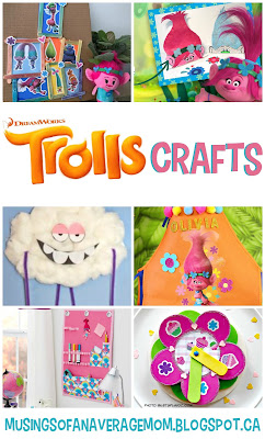 Musings of an Average Mom: Free Trolls Crafts