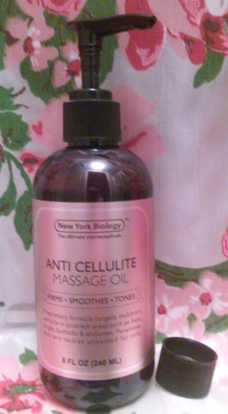 Anti Cellulite Treatment Massage Oil All Natural Ingredients Penetrates