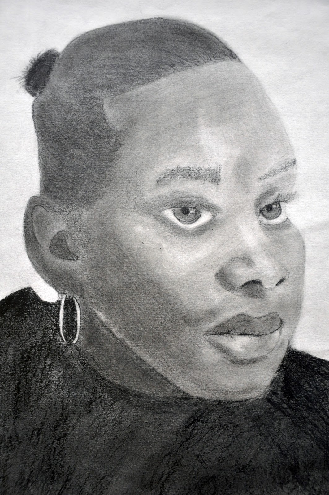 Student Art: Graphite Self Portraits