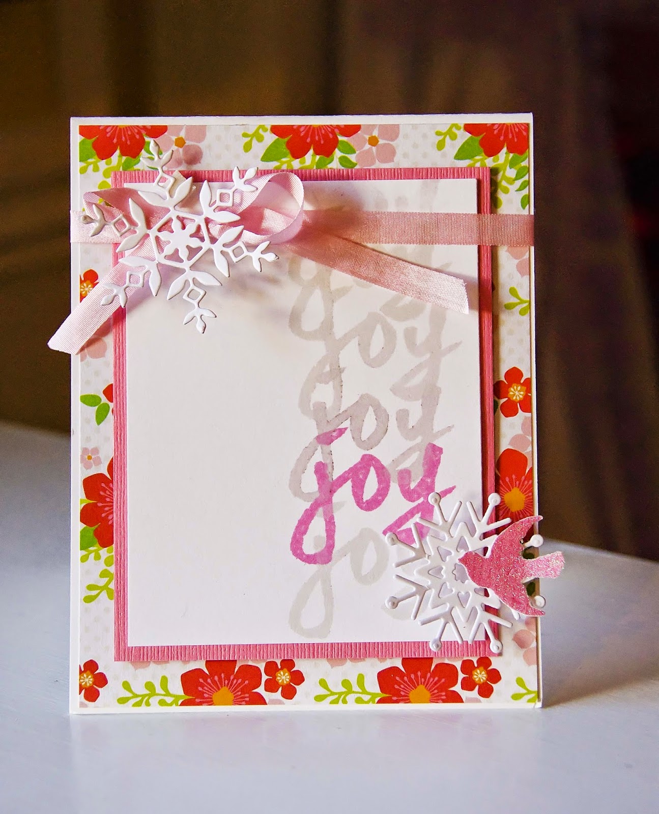 Dictionary's Creative Space: Joy Card