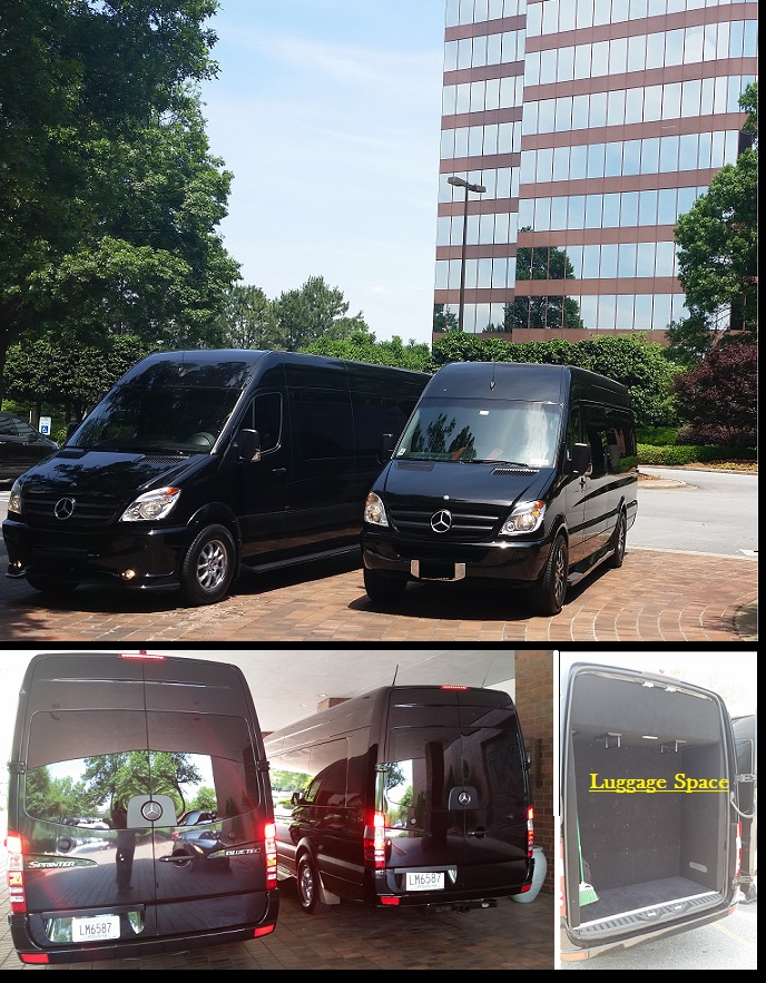 New luxury Mercedes Benz sprinter van Atlanta