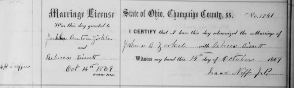 Descendants of the Shaffer and Zirkle Family: Rebecca Jane Evilsizer ...