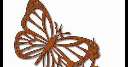 Scrollsaw Workshop: Monarch Butterfly Sculpture Scroll Saw Pattern.