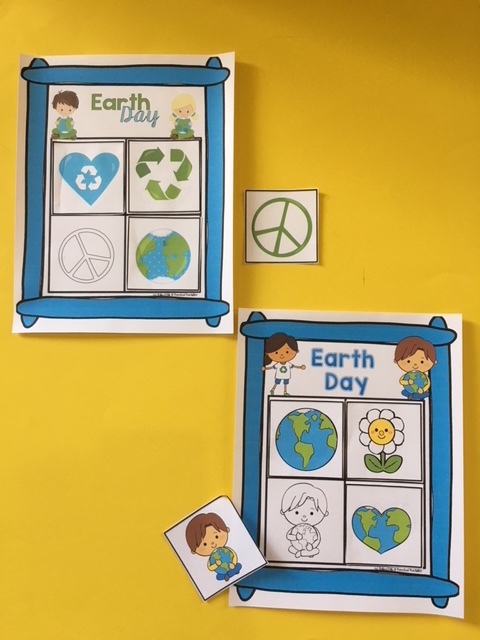 Earth Day Sort Mats ~ Preschool Printables