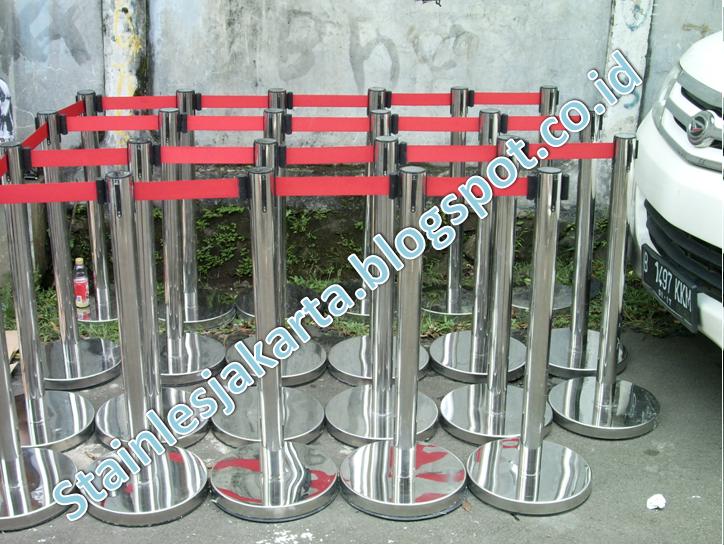 Harga Tiang Antrian - Stainless Center Jakarta