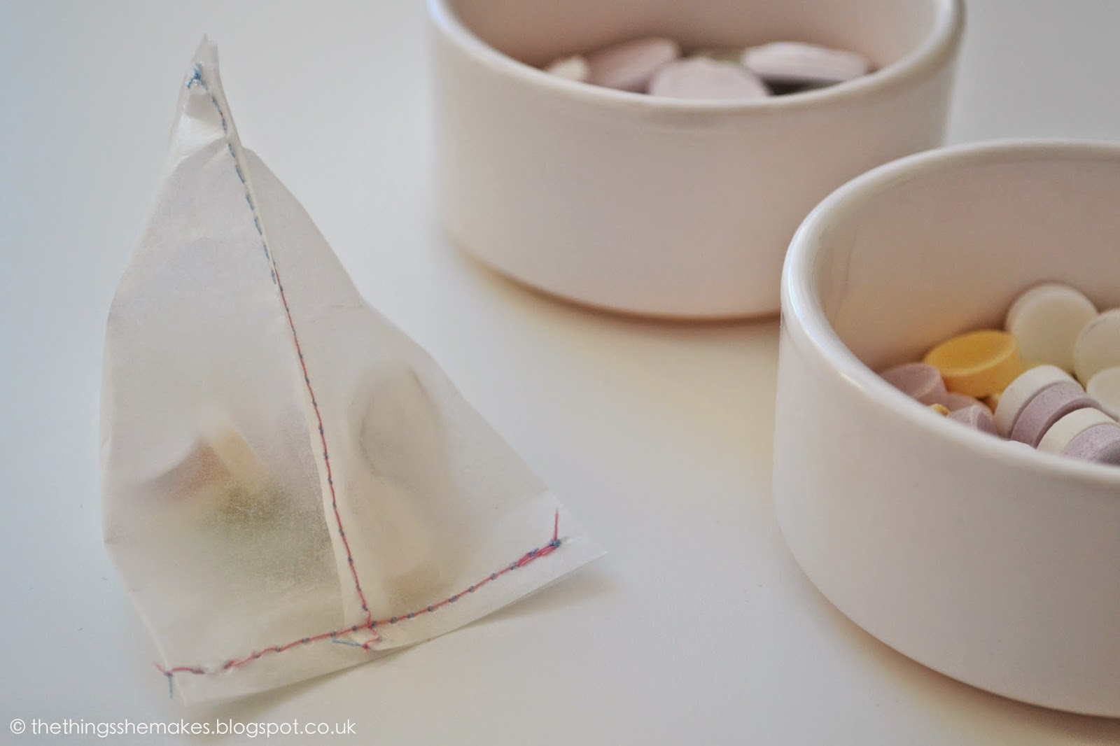How to Make Stitched Paper Sweet Favours | The Things She Makes