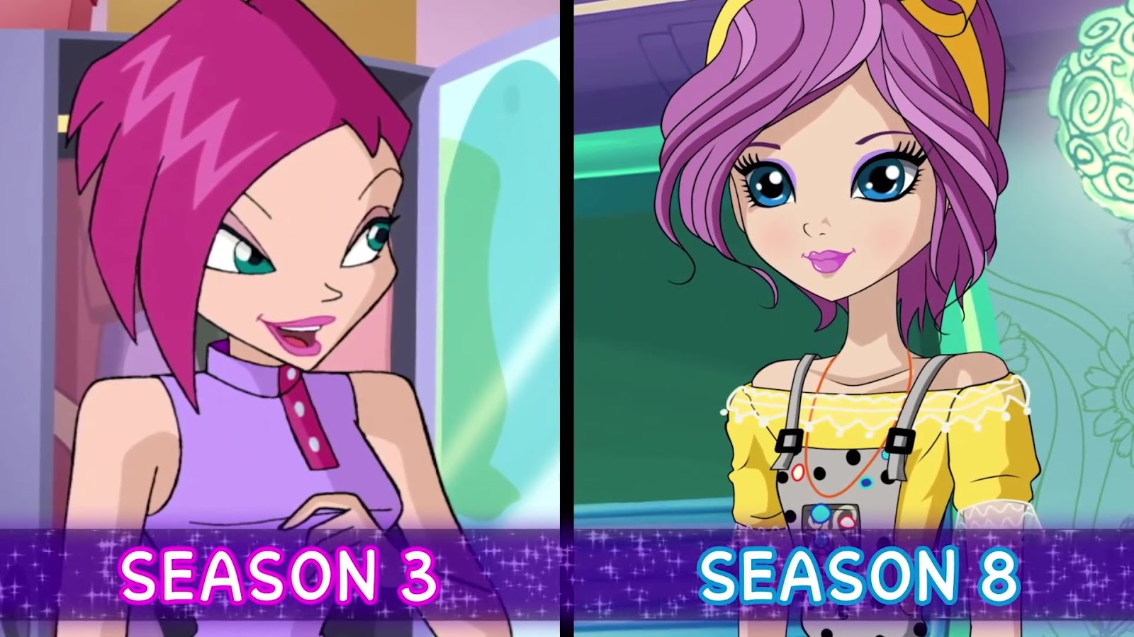 Winx Club fairies evolution from Season 1 to 8 🌟 - Winx Club All