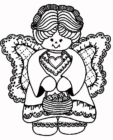 74 Angel Patterns for Applique - CraftFreebies.com