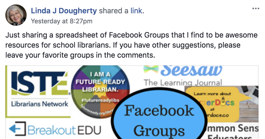 The Library Voice: 18 Facebook Groups Connecting School Librarians!