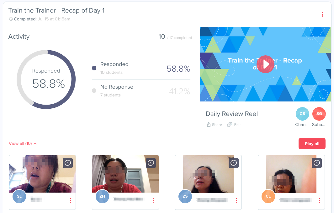 Recap for enouraging reflection on learning - Pen2Print Services