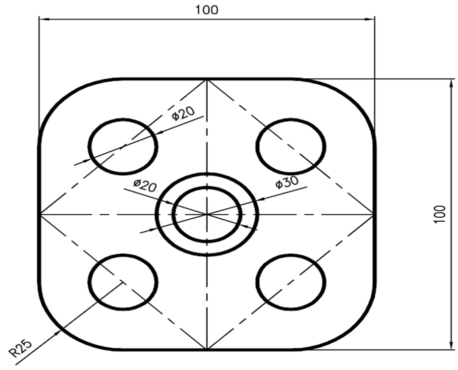 Practicas AutoCAD: Práctica #12