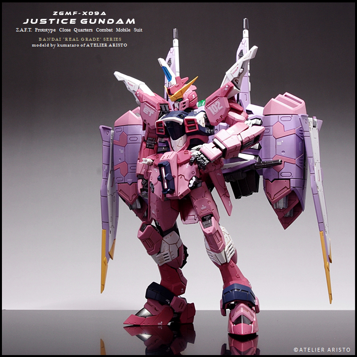 GUNDAM GUY: RG 1/144 Justice Gundam - Painted Build