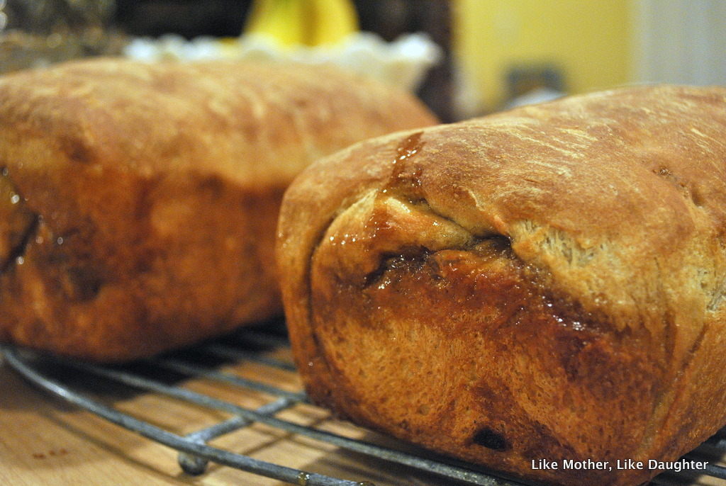Simple swirly bread. Or, it's okay to feed your kids during Lent ...