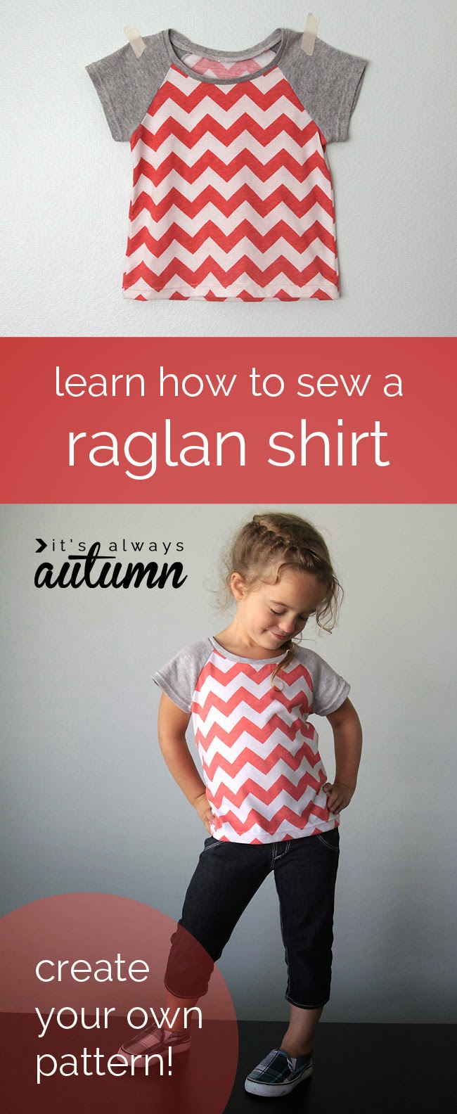 Free sewing pattern for T-shirt