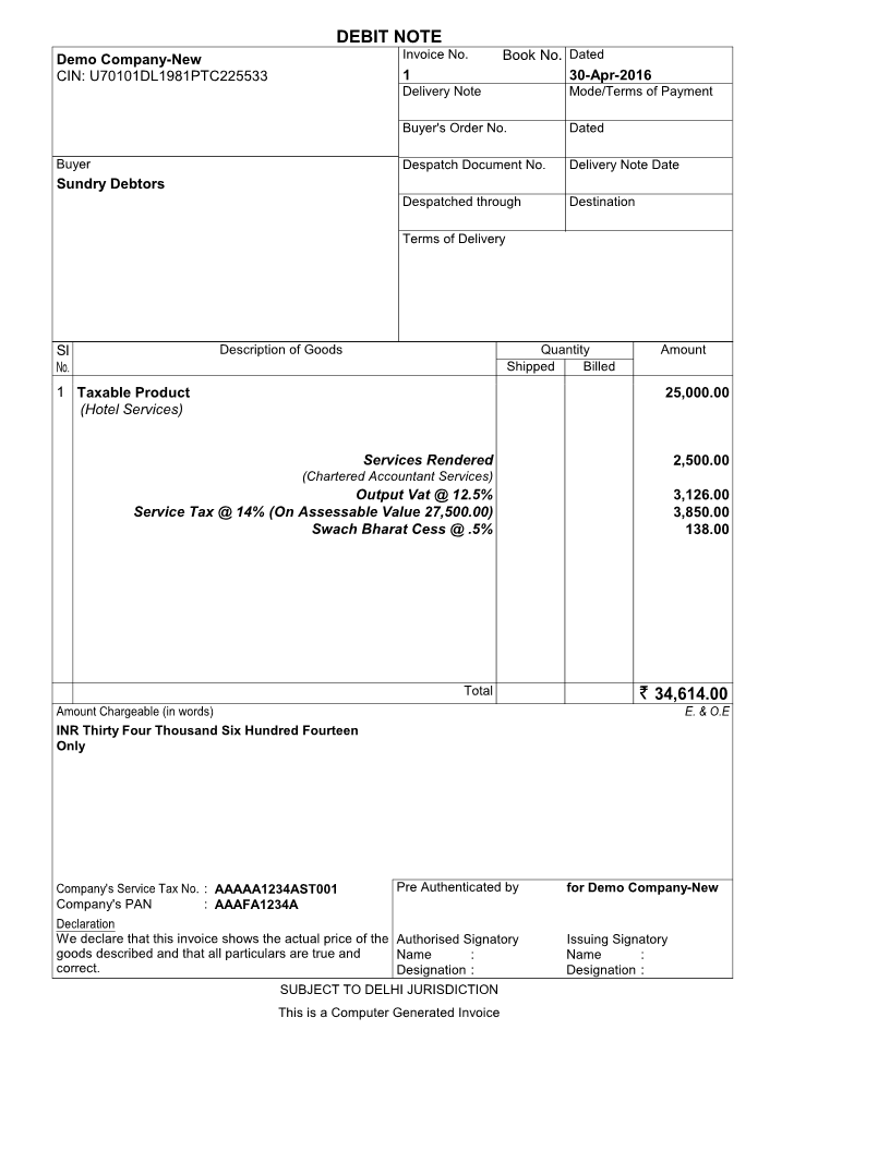 Lesson 68 - How to create a Invoice with multiple Tax category - Tally ...