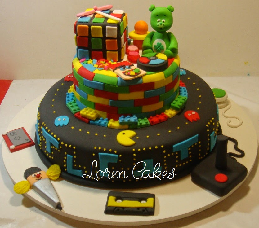 Loren Cakes: Bolo e cupcakes anos 80