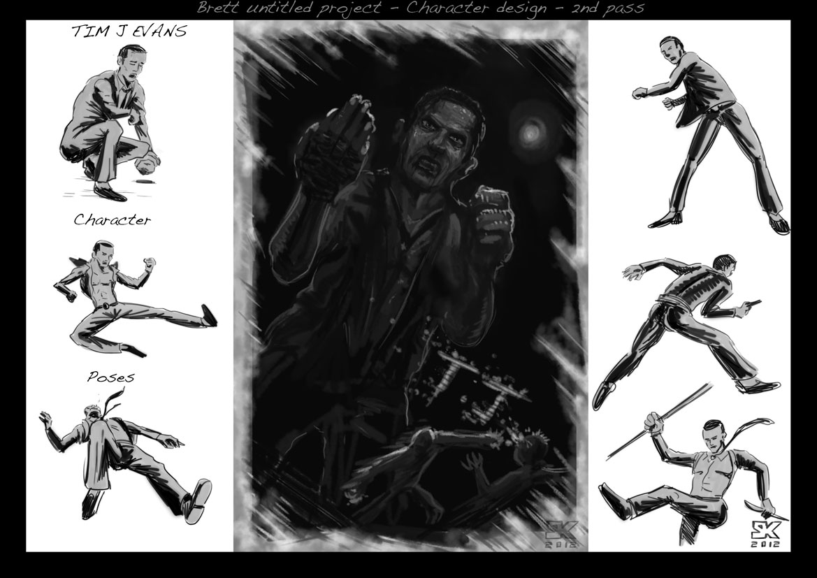 Sunil Kainth - Sketchblog: Character design - Tim J Evans