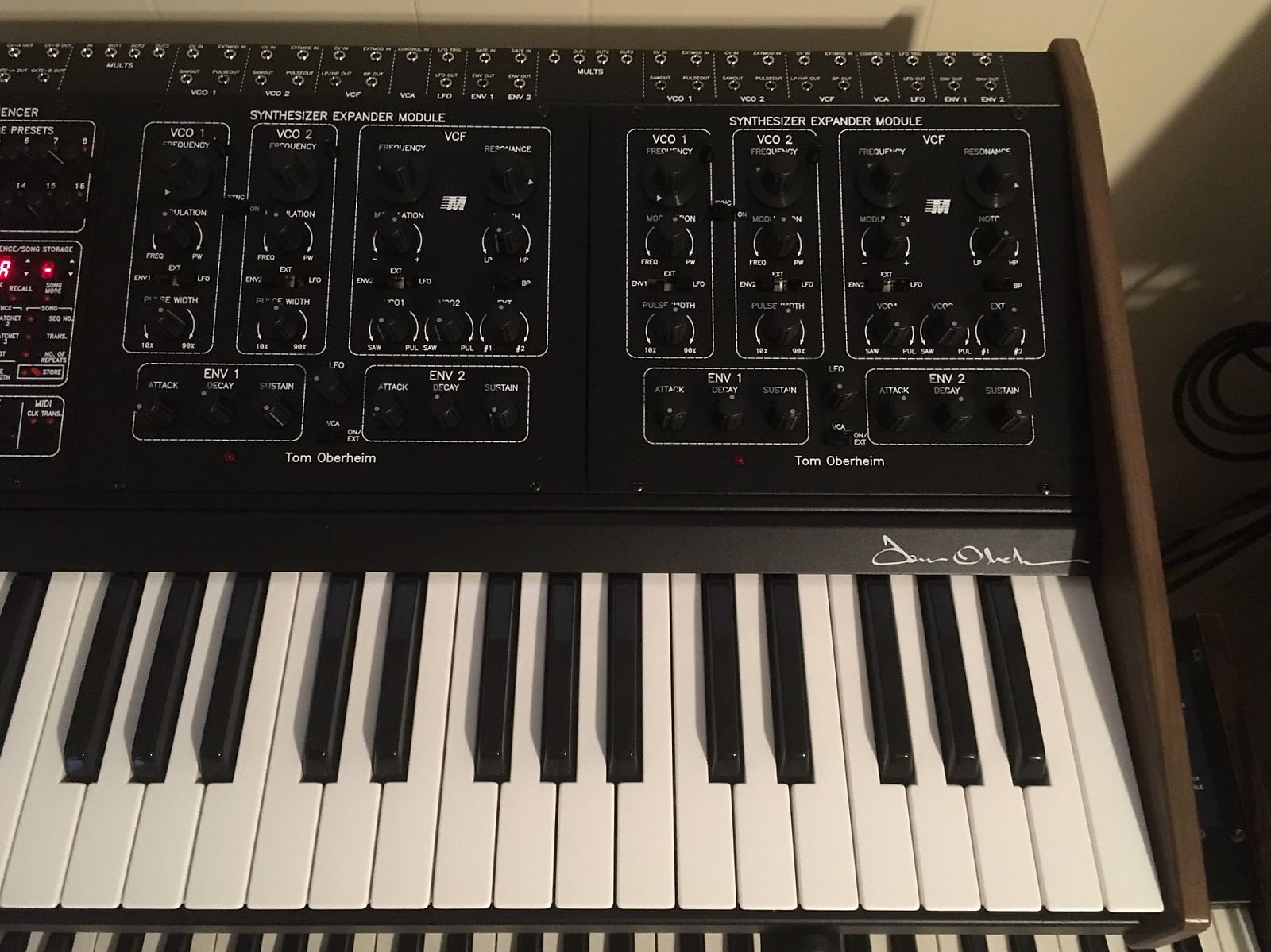 MATRIXSYNTH: Tom Oberheim Two Voice Pro - Black - Mint