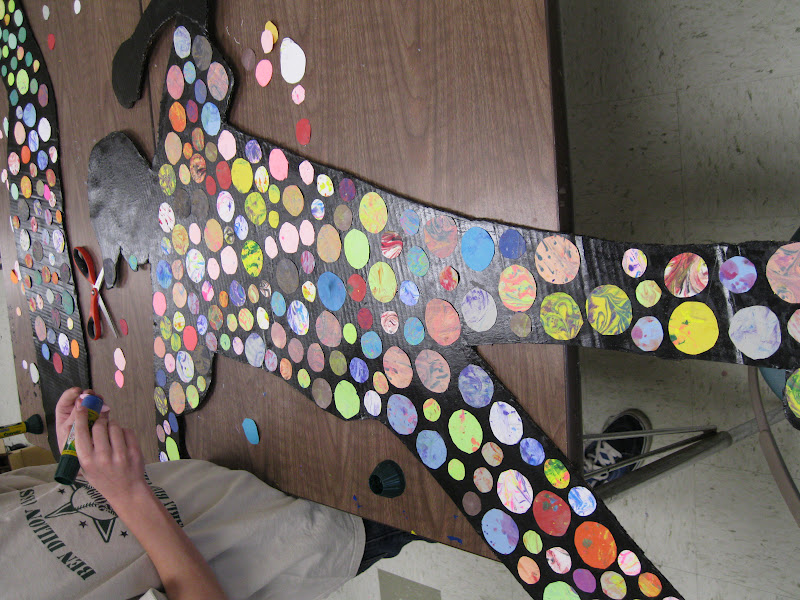 The Art Room at The Falcon Academy of Creative Arts: 6th grade art